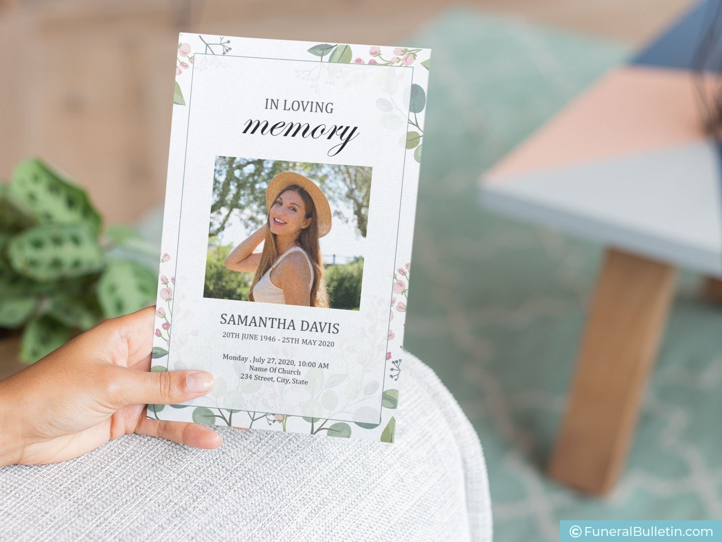 Funeral Booklet Template With Elegant Design Instant Download Funeral Booklet Template With Elegant Design Instant Download