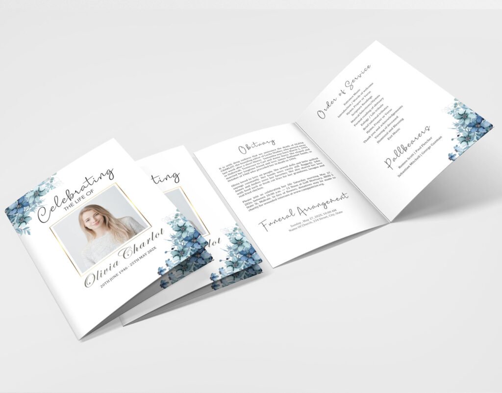 Celebration Of Life Program Template For Word & PowerPoint