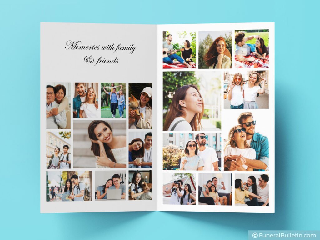 8 Page Funeral Program Template: A Celebration Of Life